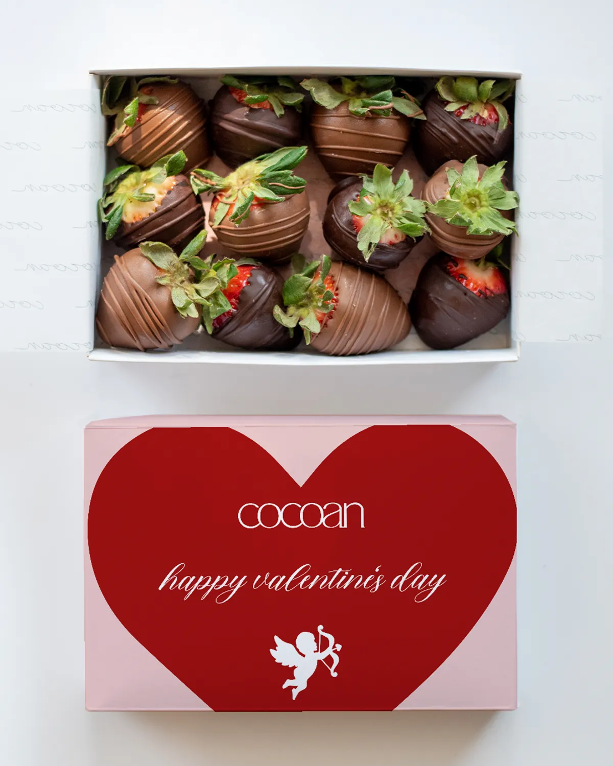 Docena Mixta - Chocolate de leche y amargo - San Valentín - COCOAN